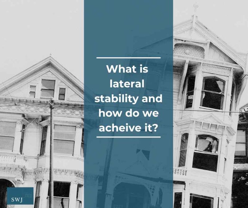 What is Lateral Stability in residential buildings?